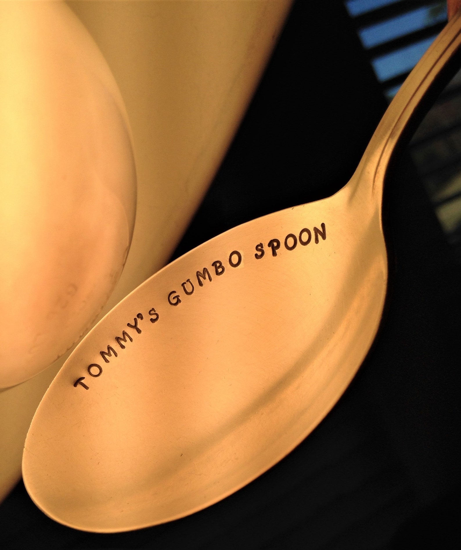 Personalized Soup Spoon: Custom Round Gumbo Spoon with Name | Etsy