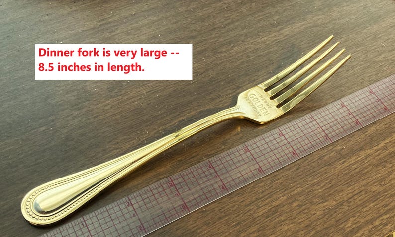 Golden Birthday Gift: Happy Golden Birthday Fork, 50th Birthday ...