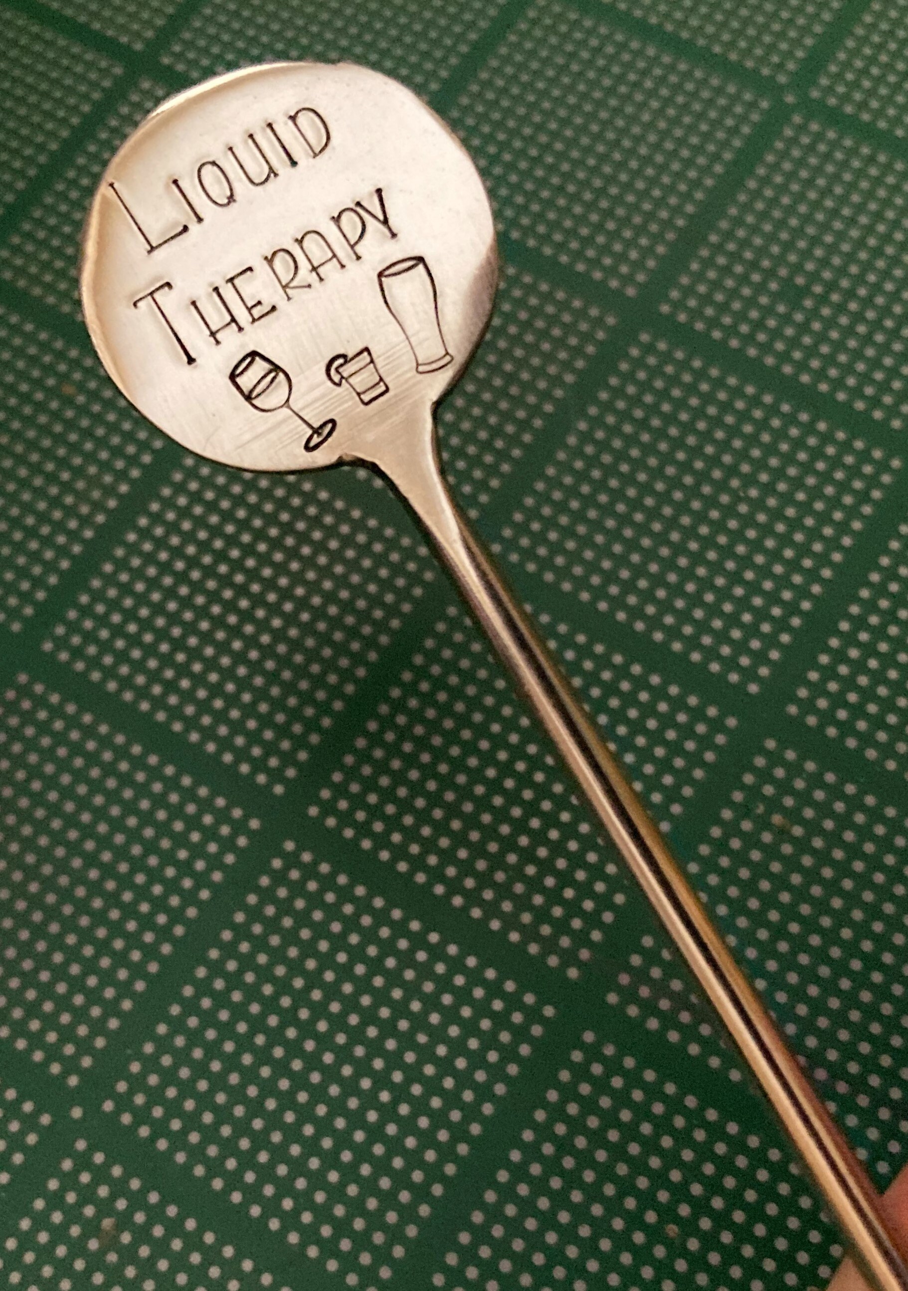 Cocktail Swizzle Stick, Metal Stirrers Stir Sticks, Liquid Therapy ...