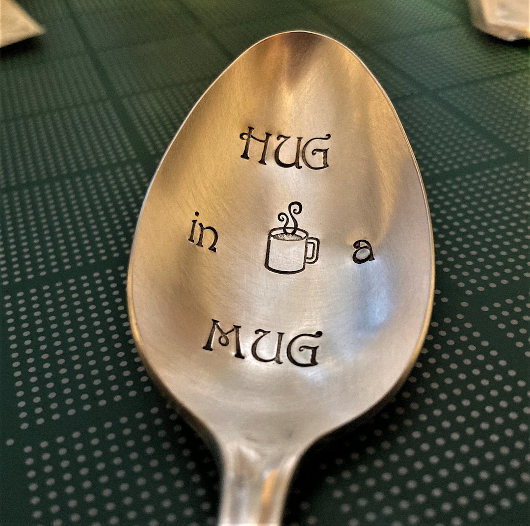 Hug in a Mug Spoon: Hot Chocolate, Hot Tea, Hot Cocoa, Coffee Lover ...