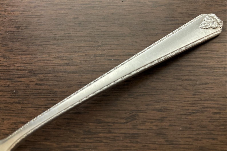 Pie Fork, I Like Pie, Vintage Silver Dessert Fork, Stamped Engraved ...