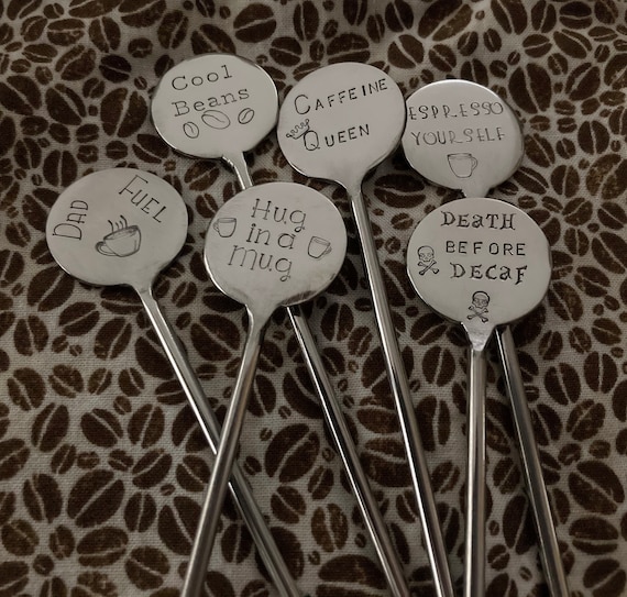 Coffee Stir Sticks Stirrers, Coffee Stirring Spoon, Metal Swizzle Stick ...