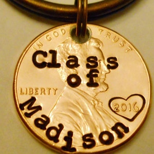 Graduation Gift: Graduate Keychain, Class of 2024, High School ...
