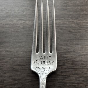 Birthday Gift for Her: Happy Birthday Fork, Gift for Girlfriend Wife ...