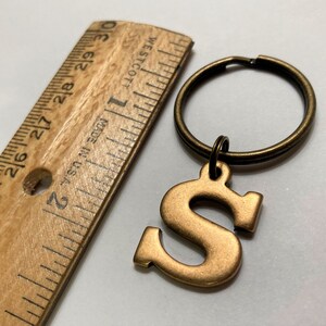 S Keychain: Letter S Initial Key Chain, Key Ring, Keyring, Vintage ...