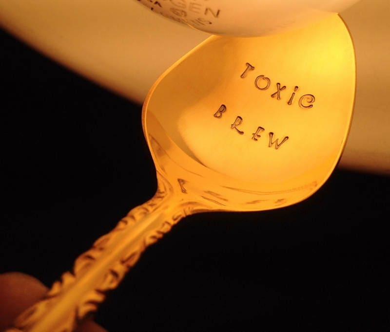 Coffee Spoon: TOXIC BREW, Funny Coffee Lover / Halloween, Witches Witch ...