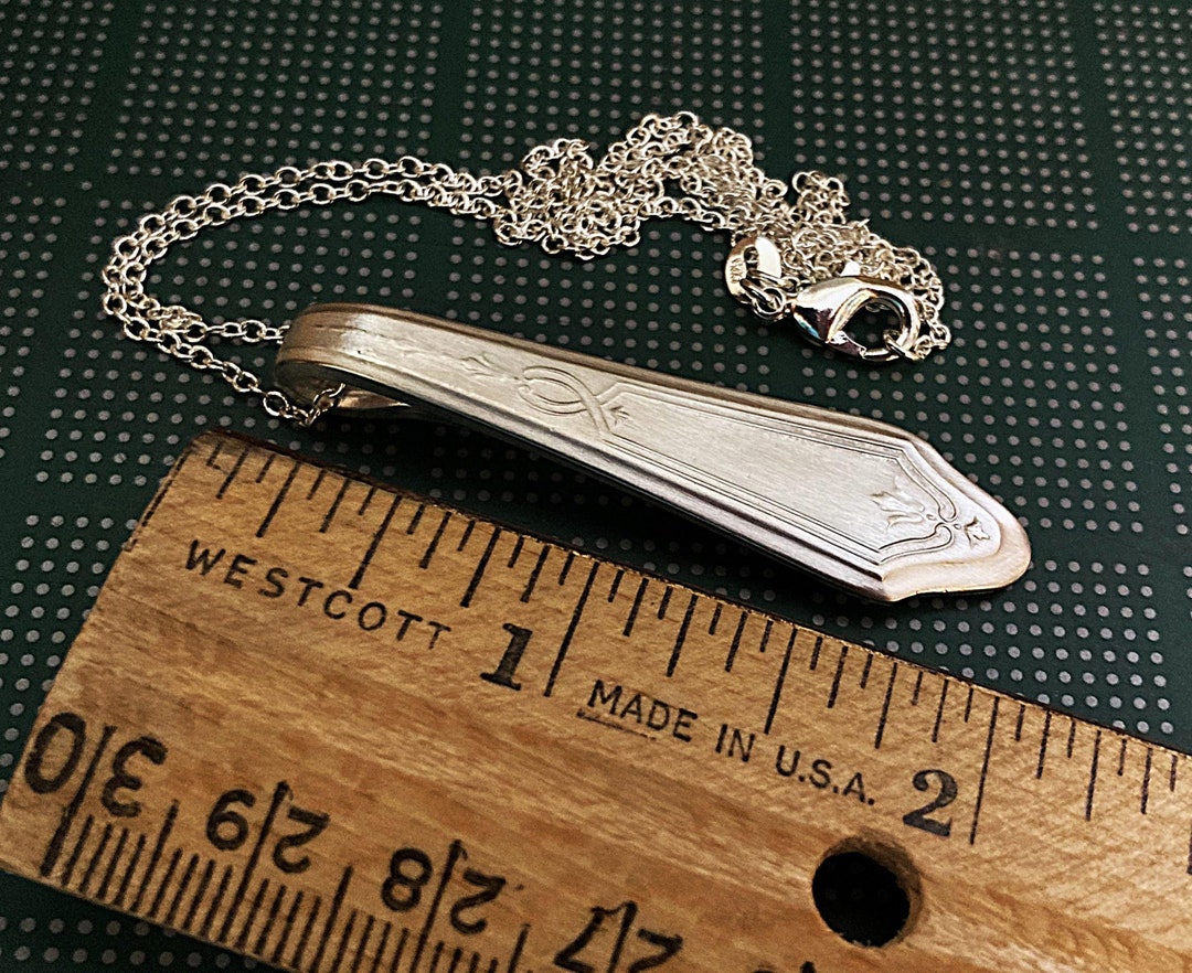 Antique Spoon Necklace, Recycled Upcycled Silverware Jewelry ...