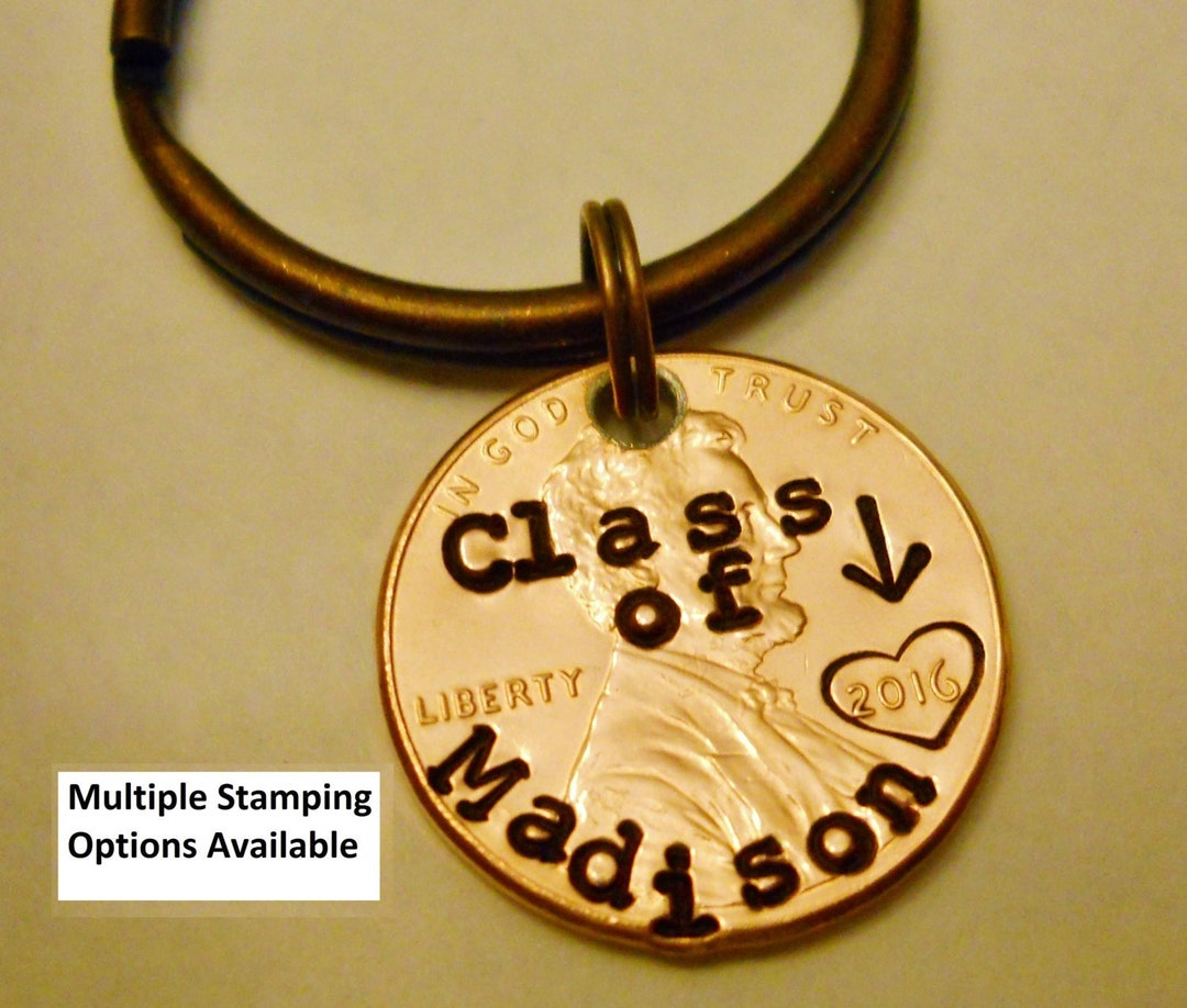 Graduation Gift: Graduate Keychain, Class of 2024, High School ...