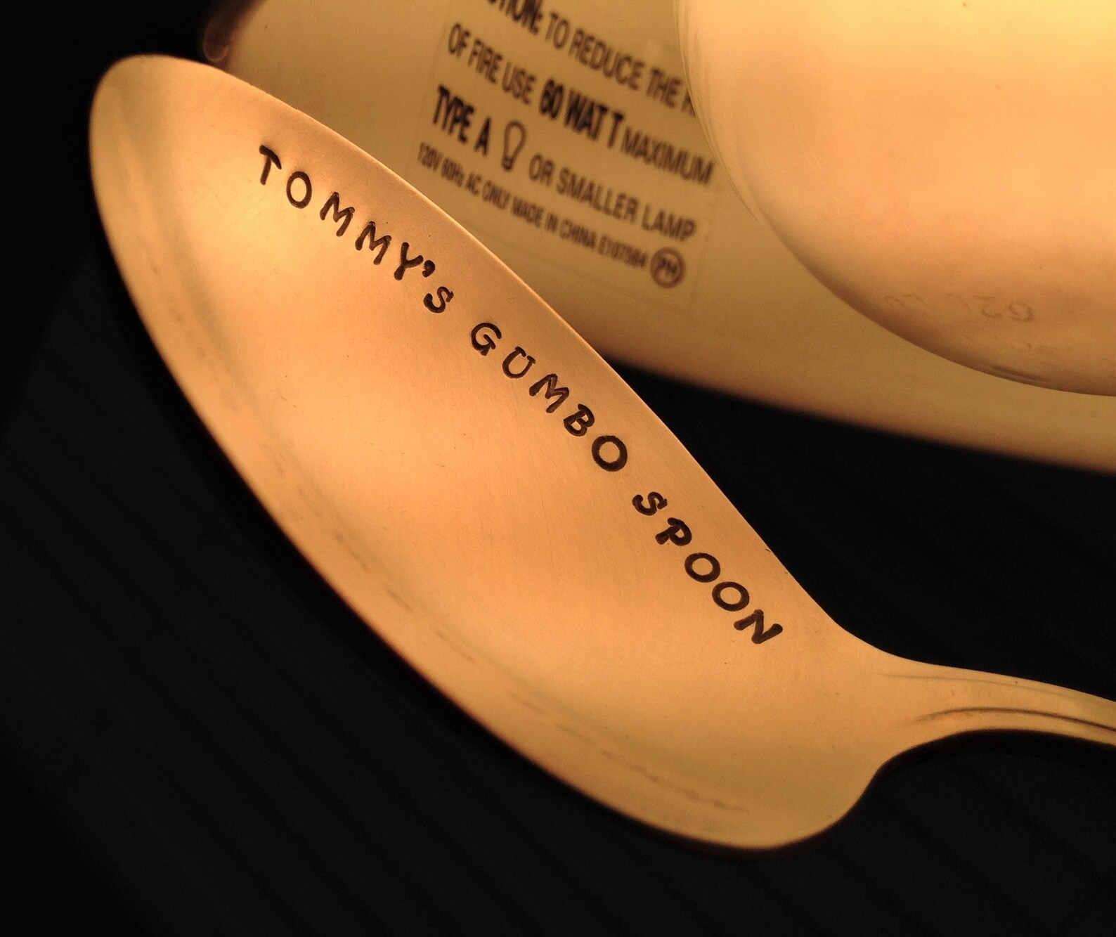 Personalized Soup Spoon: Custom Round Gumbo Spoon with Name | Etsy