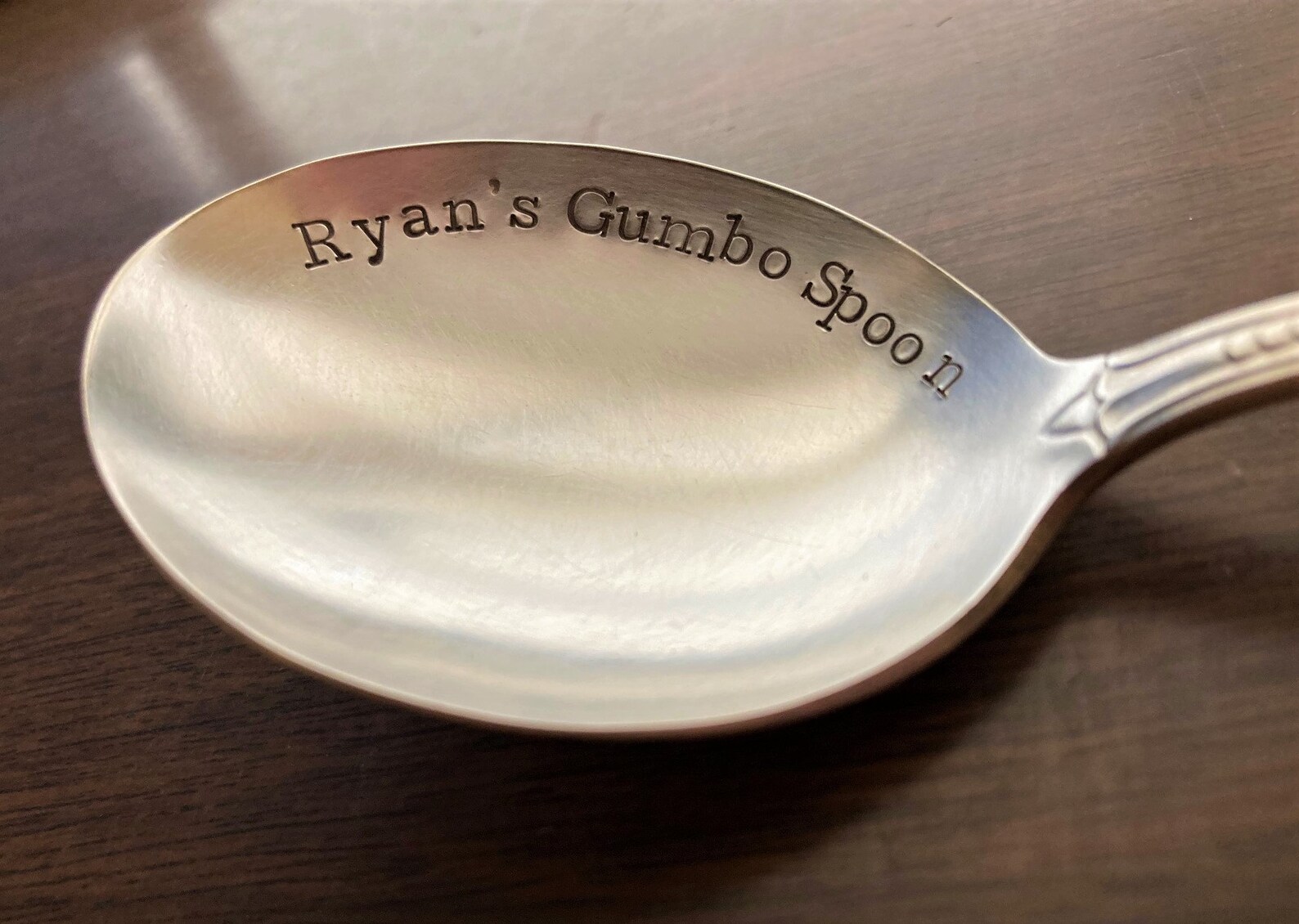 Personalized Soup Spoon Custom Round Gumbo Spoon With Name - Etsy
