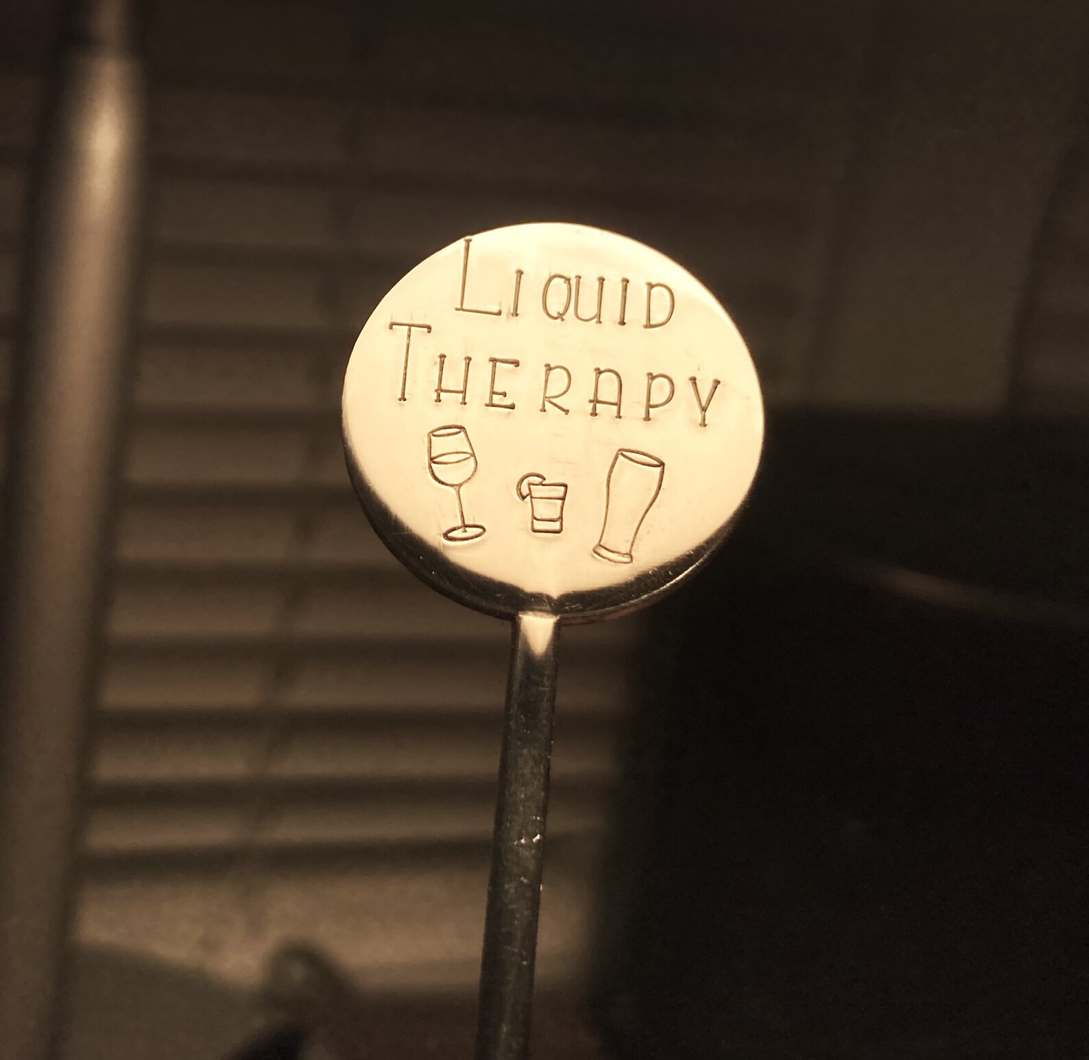 Cocktail Swizzle Stick, Metal Stirrers Stir Sticks, Liquid Therapy ...
