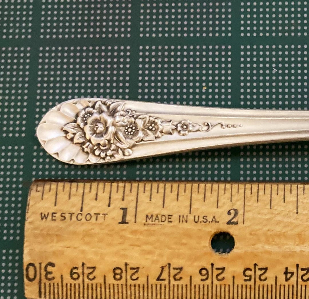 Silverware Key Chain, Vintage Silver Plate Spoon Keychain Key Ring ...