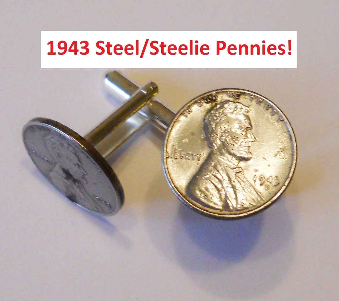 Penny Cufflinks: Gift for Men Dad Grandpa Guys; Valentines, Birthday ...