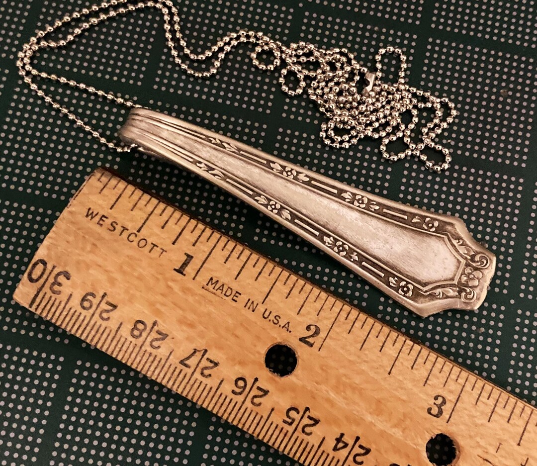 Flatware Necklace, Silverware Jewelry, Vintage Silver Spoon Handle ...