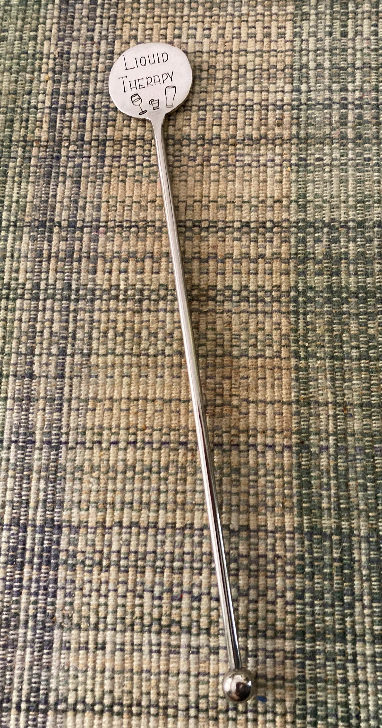 Cocktail Swizzle Stick, Metal Stirrers Stir Sticks, Liquid Therapy ...
