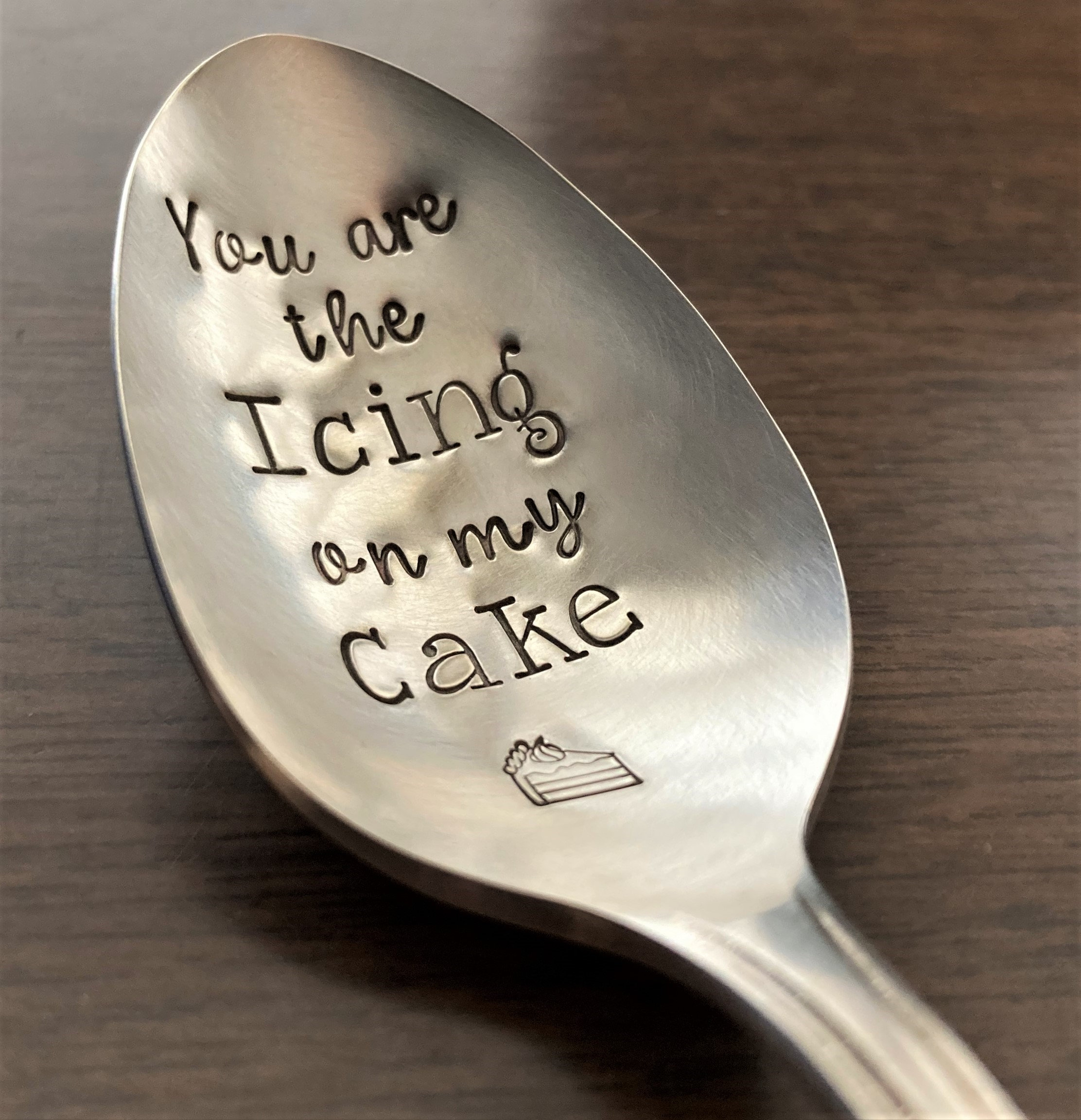 You Are The Icing On My Cake Spoon Dessert Spoon Husband | Etsy