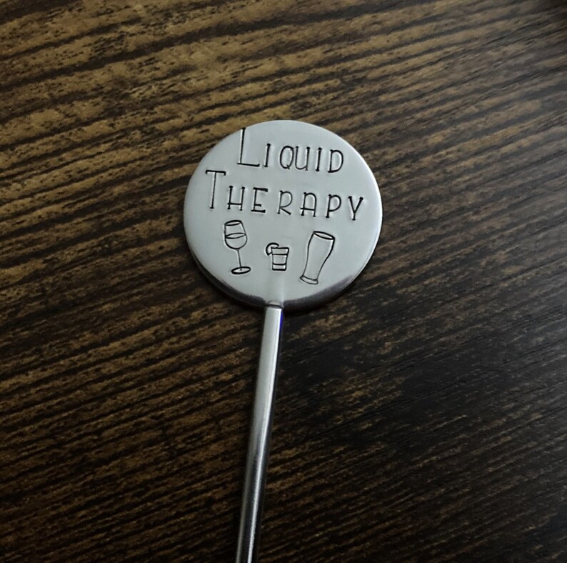 Cocktail Swizzle Stick, Metal Stirrers Stir Sticks, Liquid Therapy ...