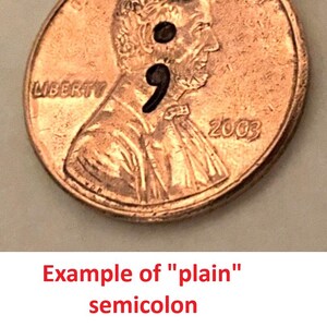 Semicolon Necklace, Mental Health Awareness, Suicide Prevention ...