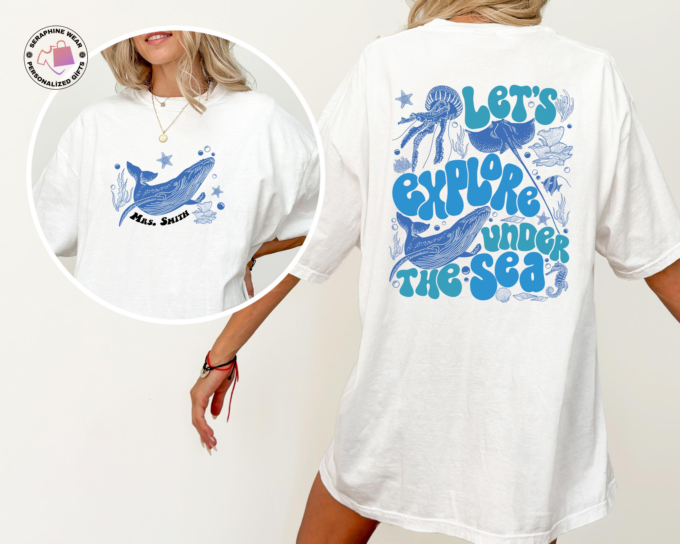Custom Teacher Ocean Shirt, Under the Sea Shirt, Ocean Nature Shirt ...