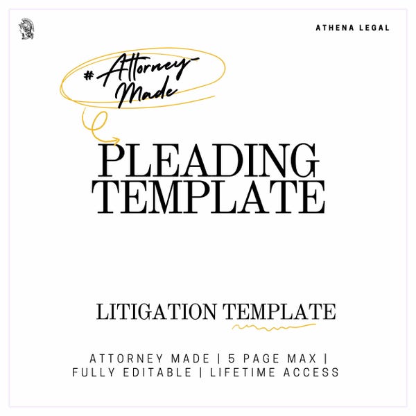 Pleading Paper Template - Etsy