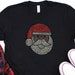 African American Santa T-shirt Black Santa Claus Christmas Shirt for ...