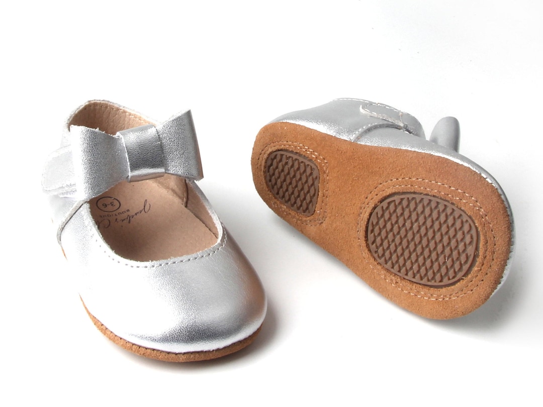 First Birthday Baby Girl Shoes, Perfect for Pink and Silver Winter ...