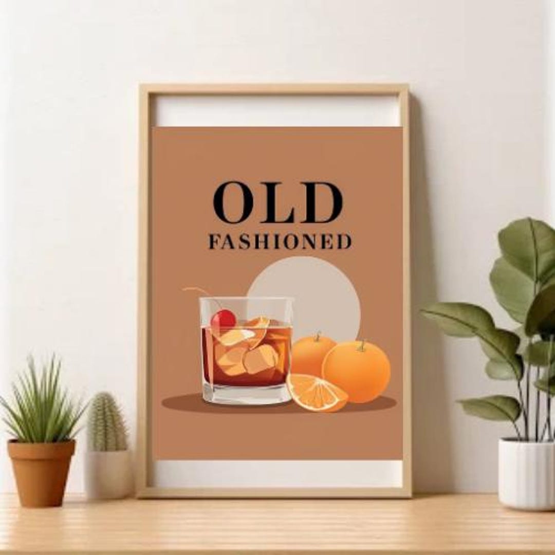 Retro Old Fashioned Digital Download - Instant Artwork - Etsy