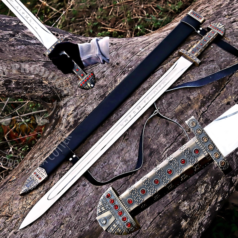 Viking Sword Gift Medieval Sword for Home Decor Christmas Gift Cosplay ...