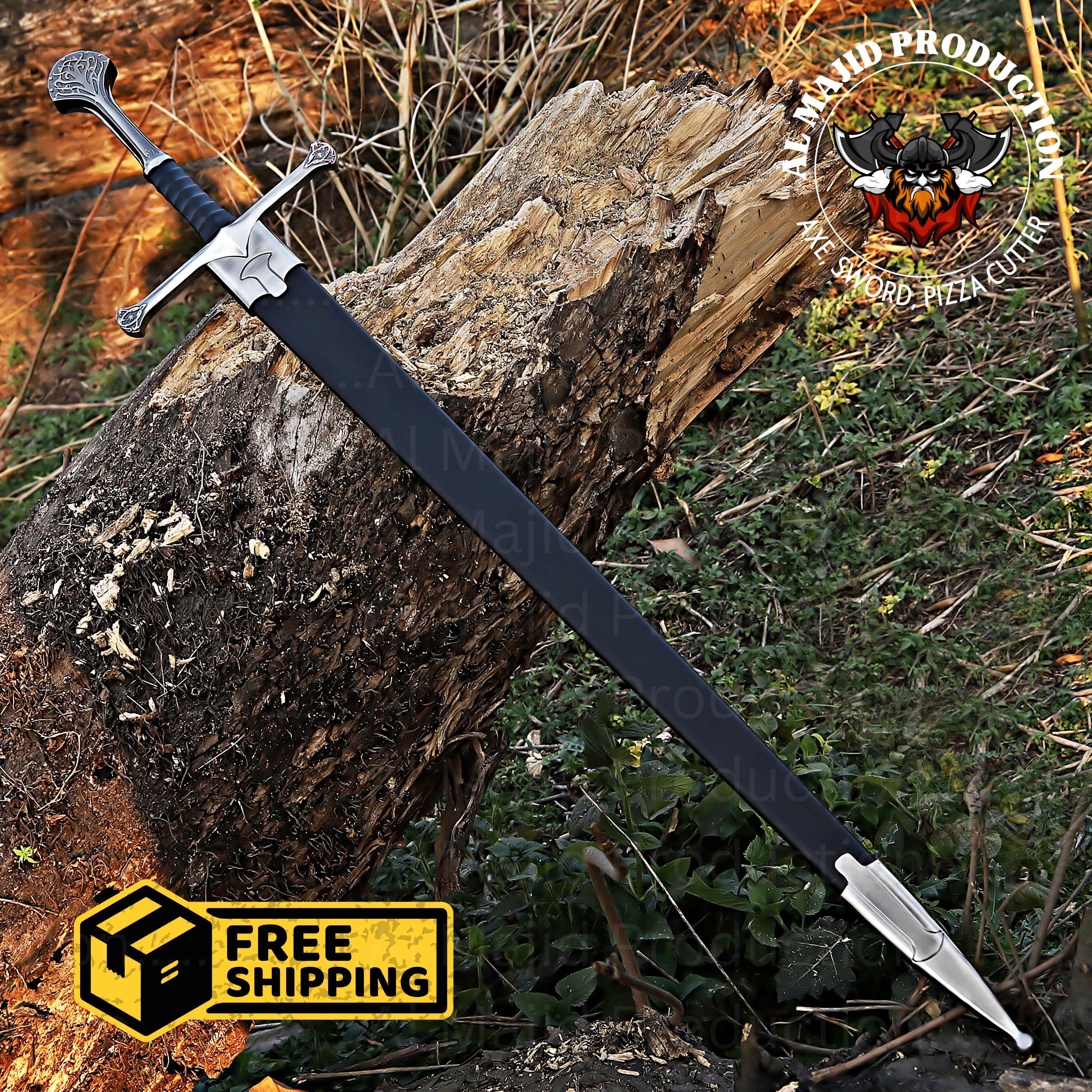 Viking Sword Gift Medieval Sword for Home Decor Christmas Gift Cosplay ...