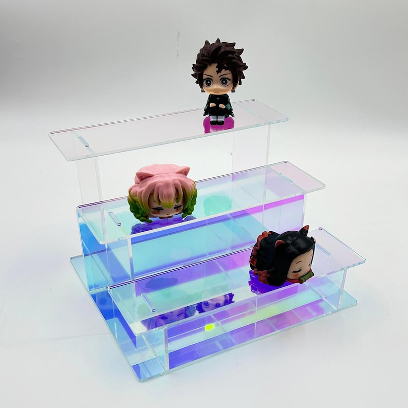Personalized Dazzling Acrylic Display Stand Display Riser Multi-tier ...