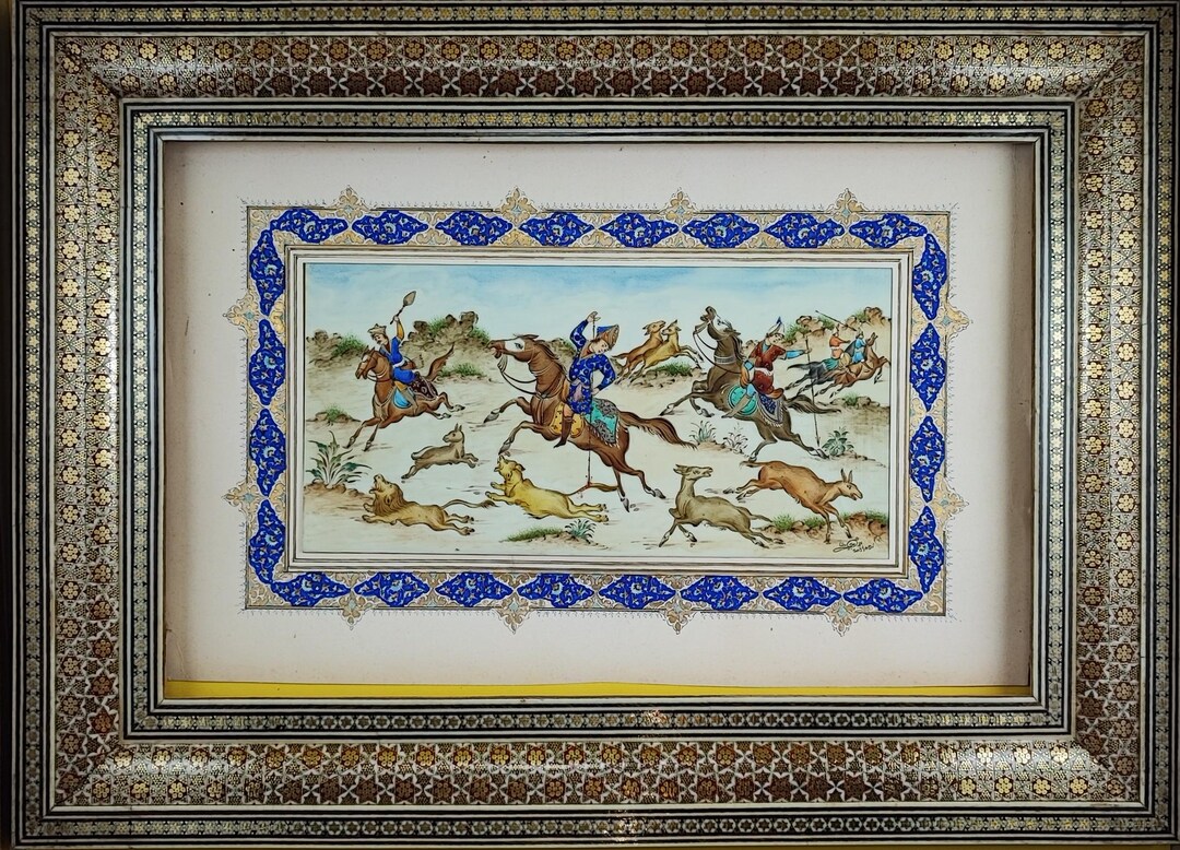 Experience the Magic of Persian Art by Master Heydari: A Miniature ...