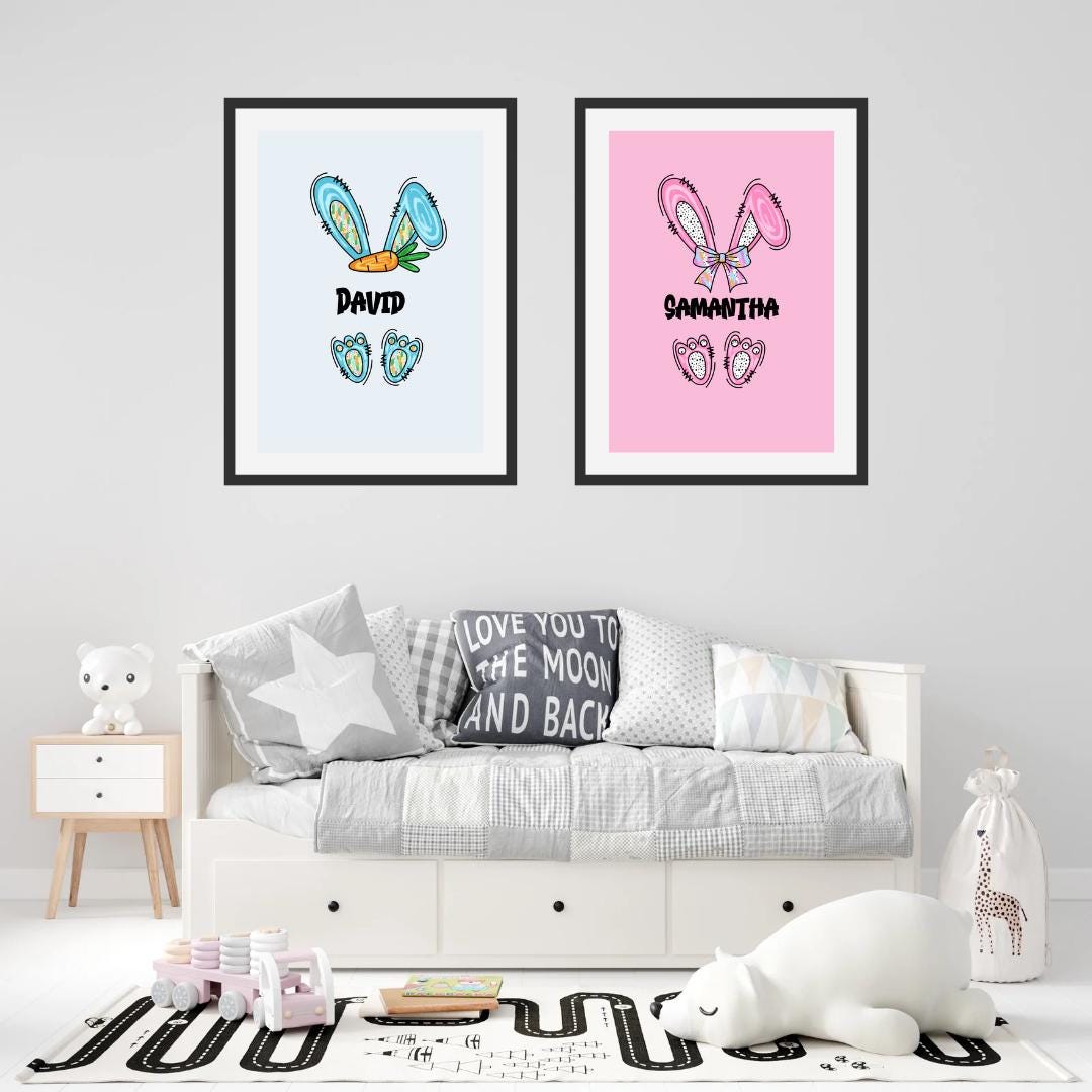 Christian Wall Art Pink and Cute Girly Bundle Bible Verses Poster Gift ...