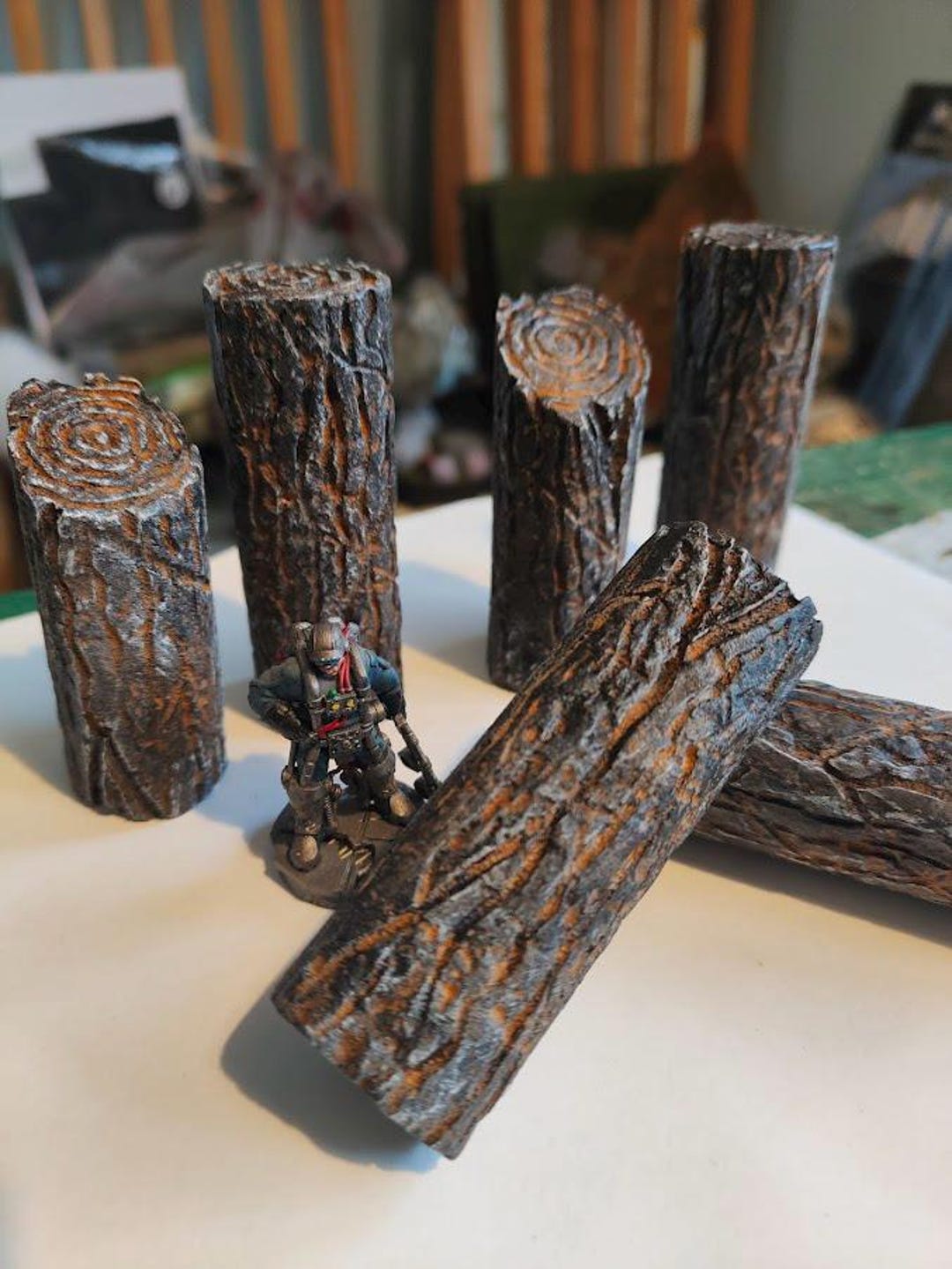 Burnt Logs Trees Stumps Set of 6 - Tabletop Role Playing Game Ttrpg ...