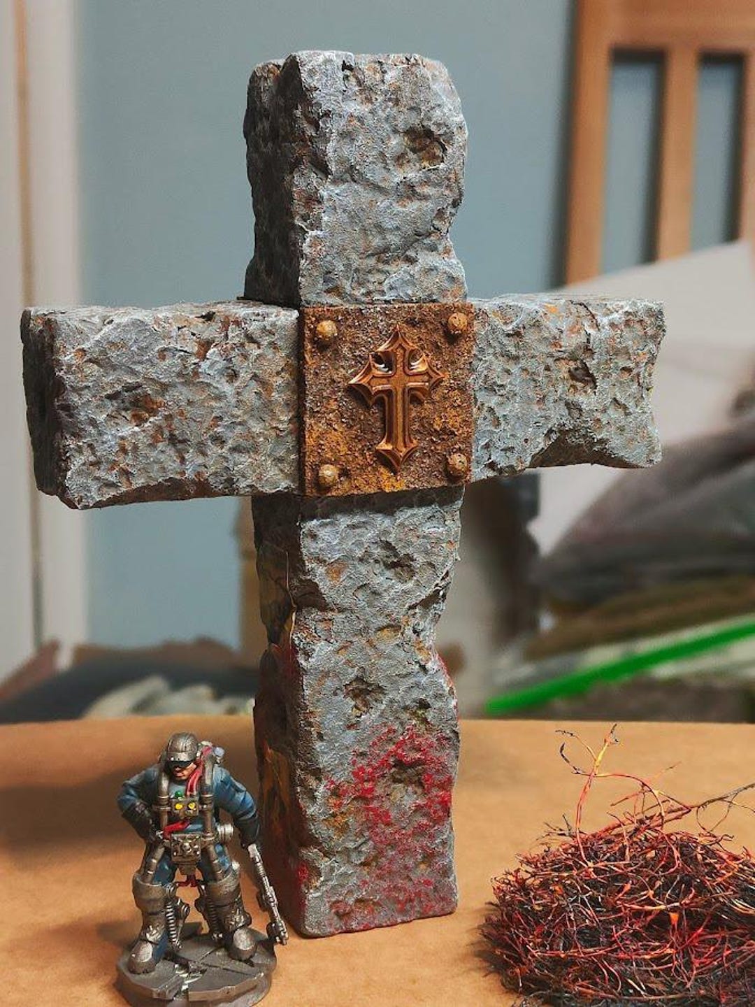 Trench Crusade Compatible Cross Terrain, Painted, Battle-ready ...