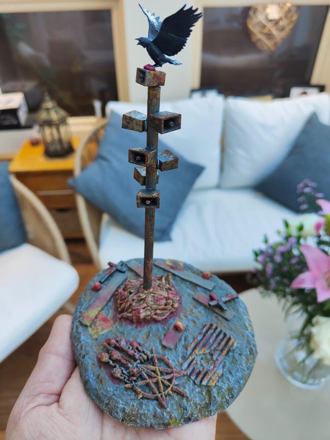 Trench + Crusade Compatible Speaker Pole - Scatter Terrain, Battle ...