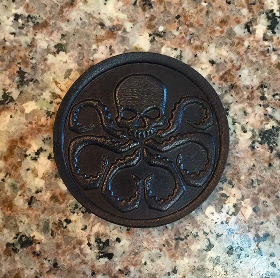 Hydra Inspired Pin! Leather - Etsy
