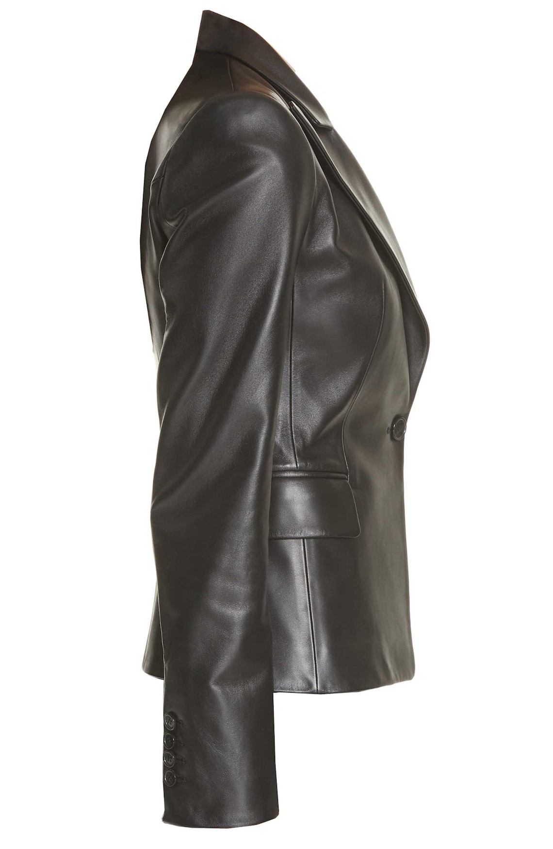 Skeel Lambskin Women Blazer Coat Real Leather Jacket - Etsy