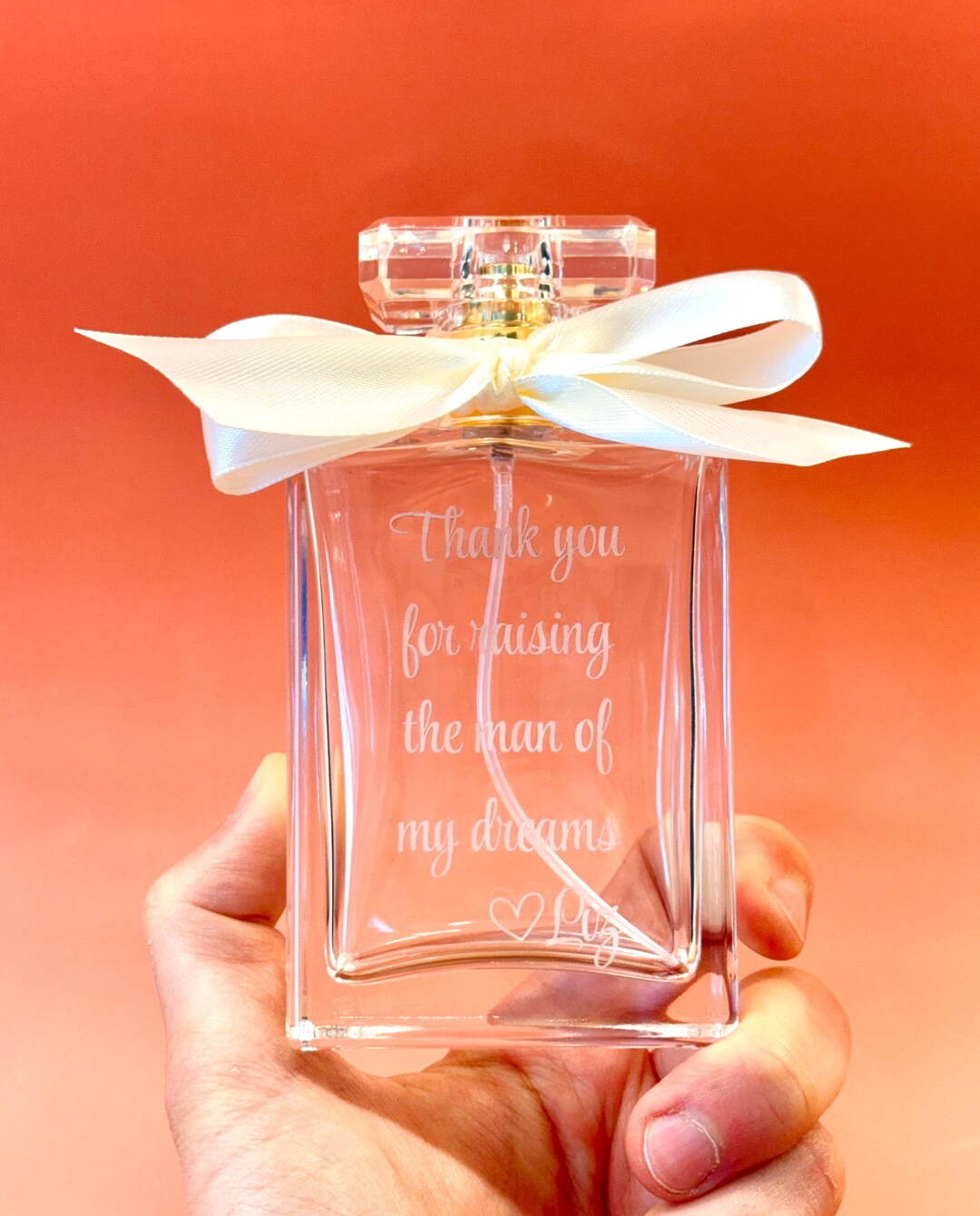 Personalized Perfume Bottle Engraving Gift for Mom, Custom Message ...