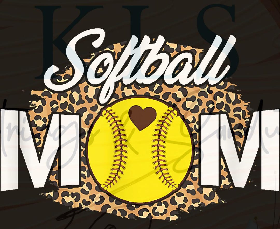 5B Cheetah Softball Mom 4" UV DTF Decal - Etsy