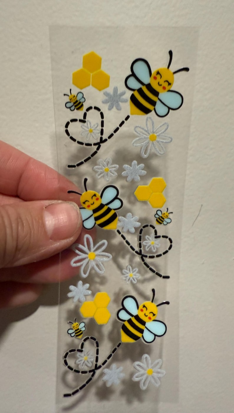 17 Happy Bees UV DTF Pen Wrap - Etsy
