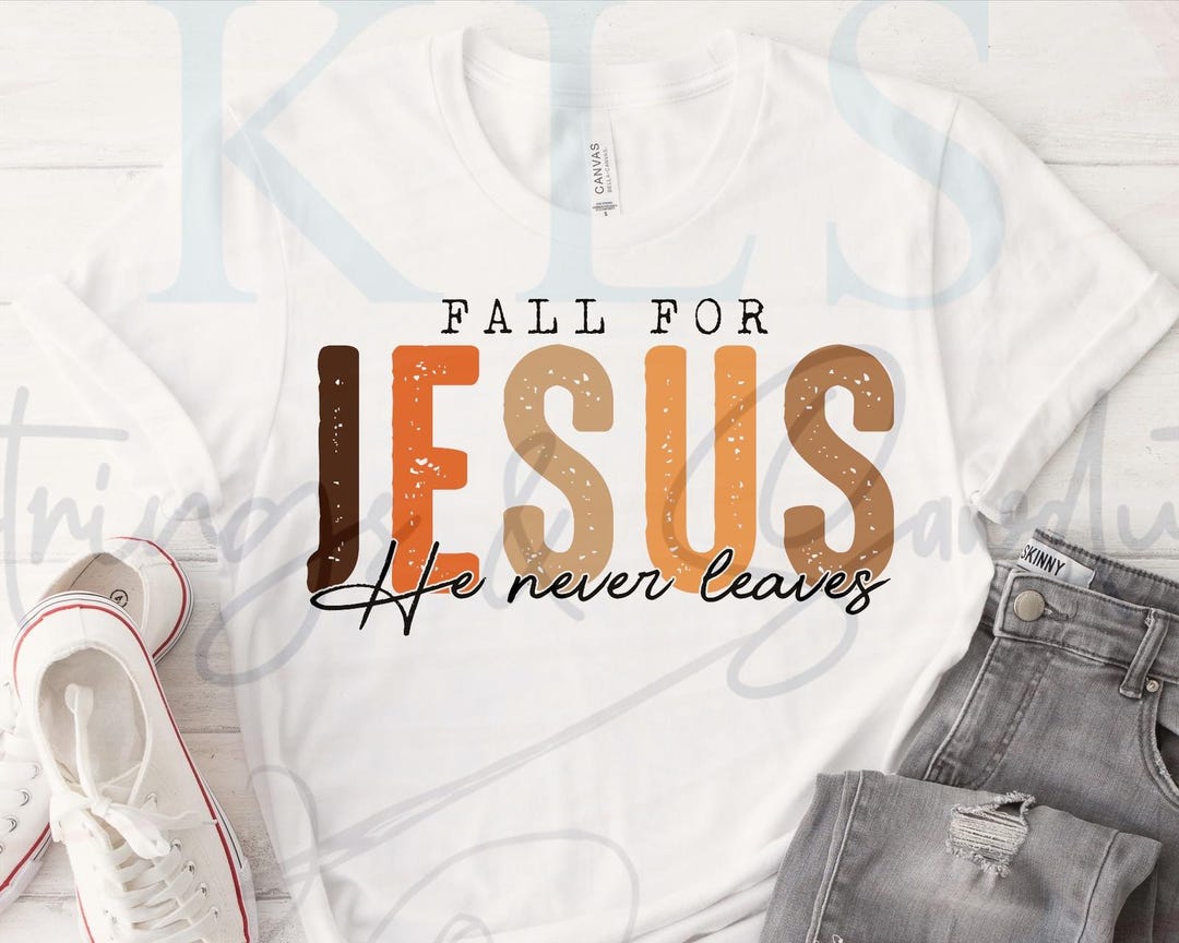 Fall for Jesus Ready to Press DTF Print - Etsy