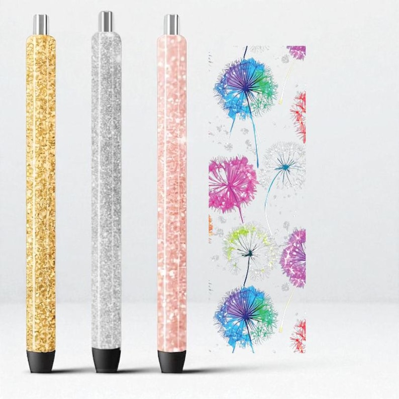 24B Dandelion UV DTF Pen Wrap - Etsy