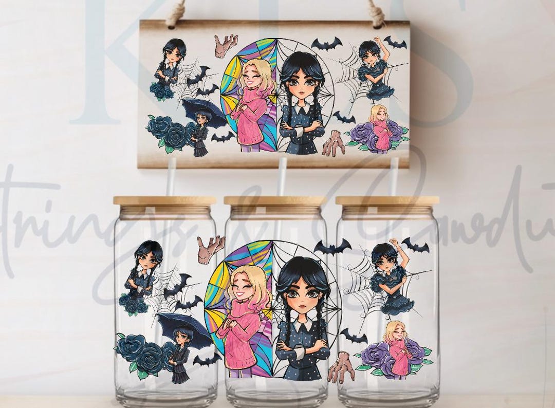 B9 Best Friend Duo UV DTF Cup Wrap - Etsy