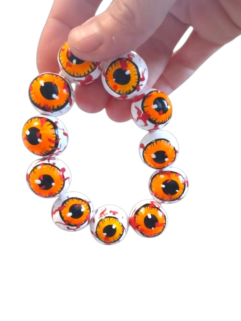 Eyeball Bracelet Creepy Cute Goth Alt Lover Gift Weirdcore Accessory ...