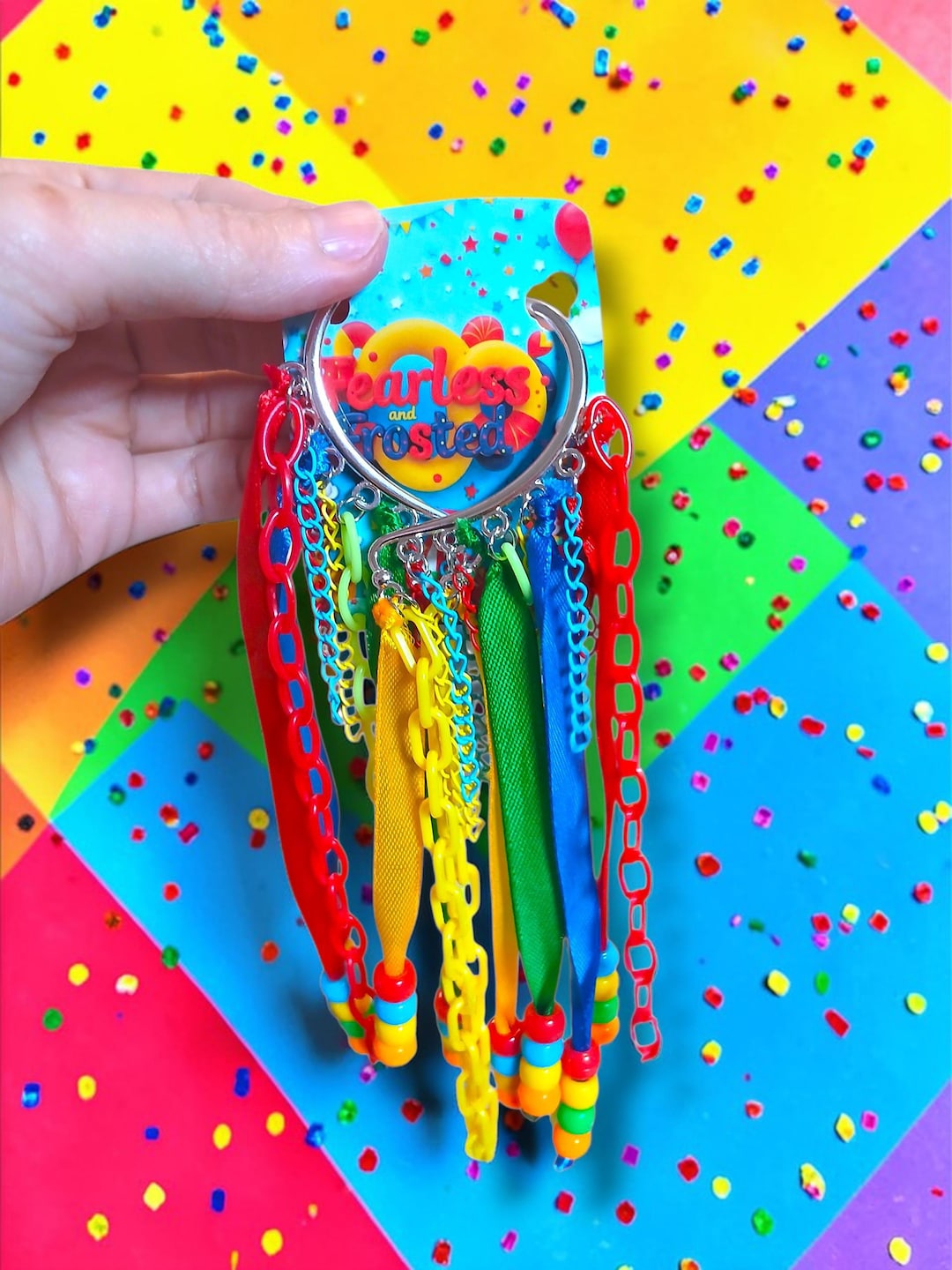 Handmade Clown Ear Cuffs: Colorful Clowncore Rave Accessories - Etsy