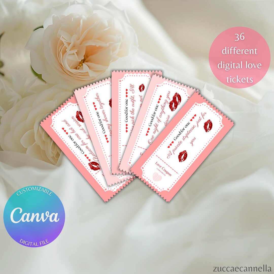 Spicy Love Coupons Printable | Naughty Flirty Coupon Book for Him or ...