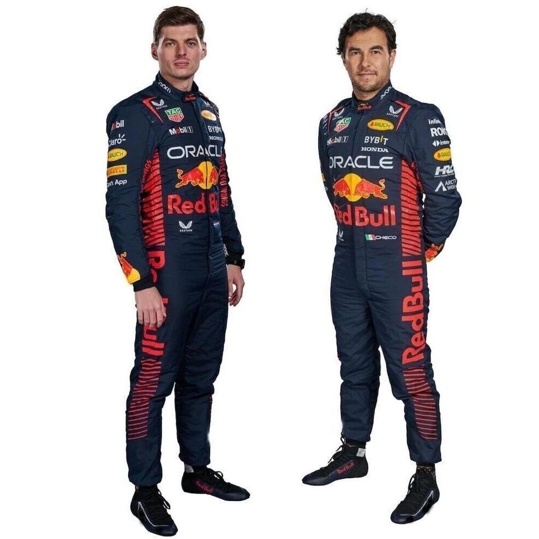 F1 2023 Red Bull Racing F1 Suit CIK/FIA Level 2 Max Verstappen & Sergio ...