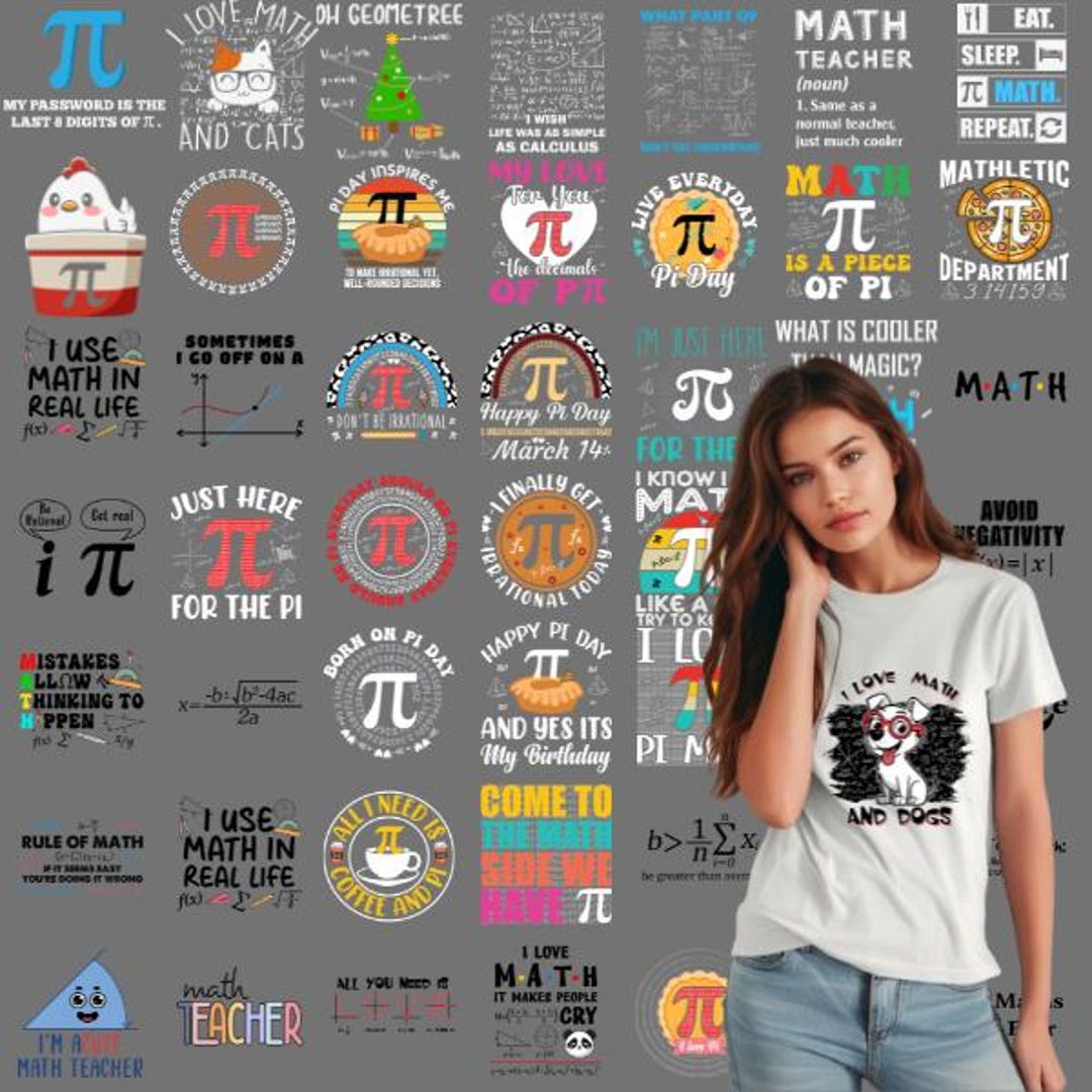 Math Teacher Png Bundle, Teacher Graphics, Math Lover, Math Tacher ...
