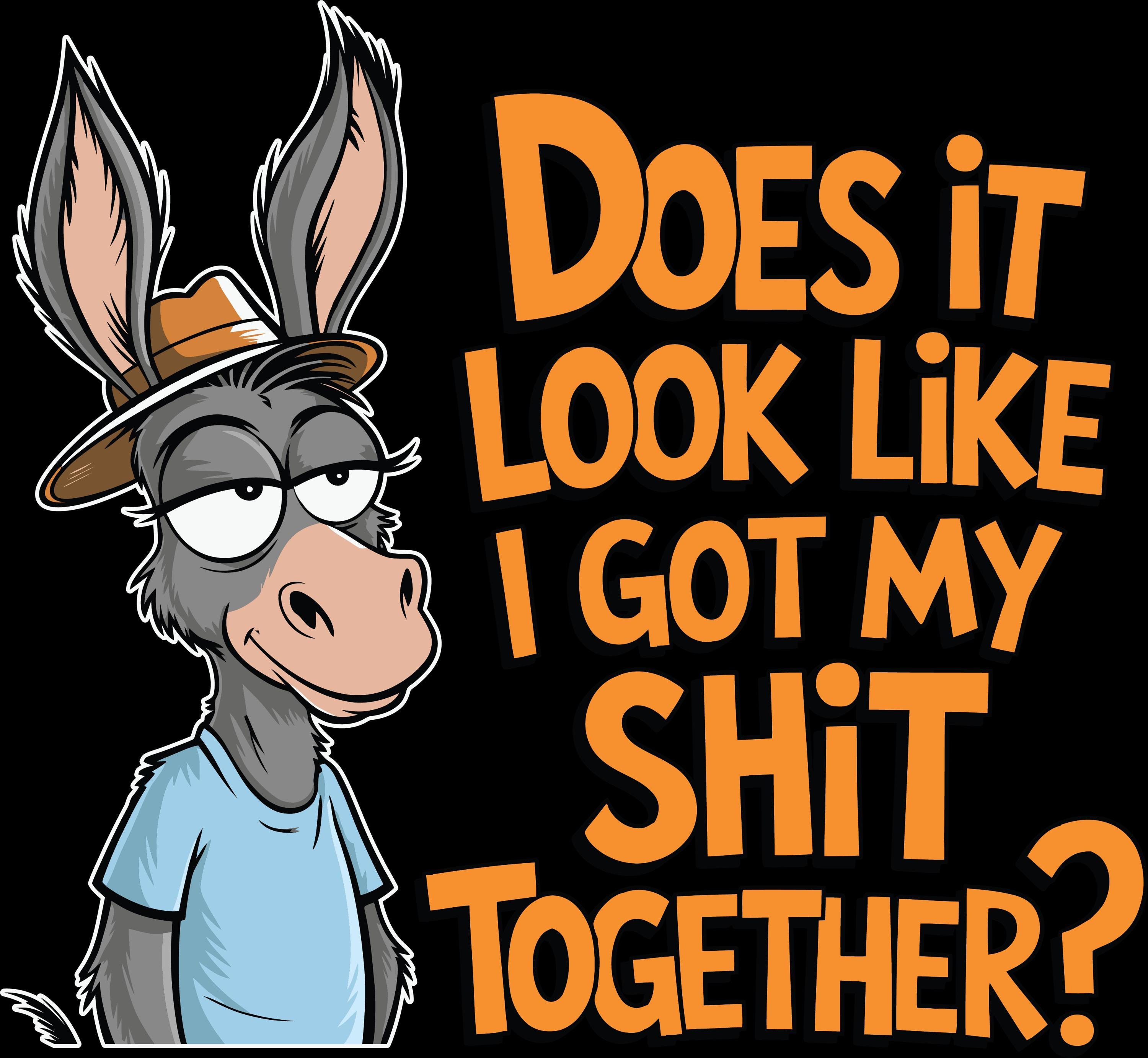 50+ Funny Donkey PNG Clipart Bundle | Sarcastic Donkey Bundle ...