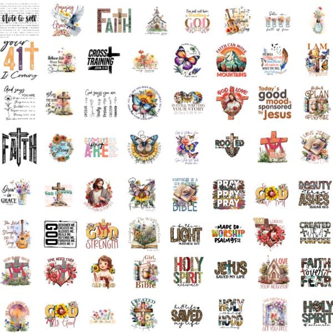 Bible Verse Quotes Png, Christian Bundle, Jesus Png, Faith Printable ...